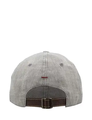 Brunello Cucinelli Logo Embroidered Baseball Cap