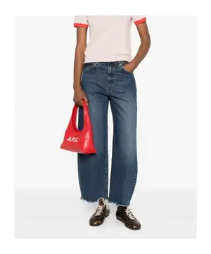 FRAME Wide Leg Jeans