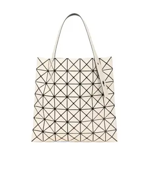 Issey Miyake Lucent Geometric Tote Bag - White Beige