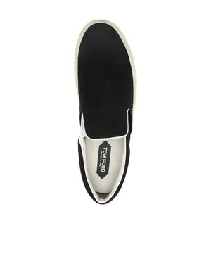 TOM FORD Round Toe Low Top Casual Slip-on