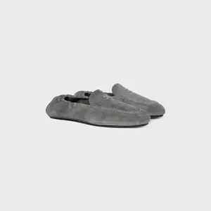 Celine Adam Loafer In Suede Calfskin