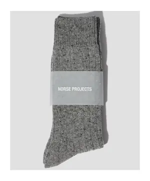Norse Projects Wool Blend Ribbed Socks