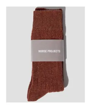 Norse Projects Wool Blend Ribbed Socks