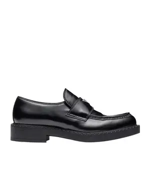 Prada Round-toe Loafers - Black