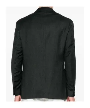 Canali Long-sleeved Suit Jacket - Black