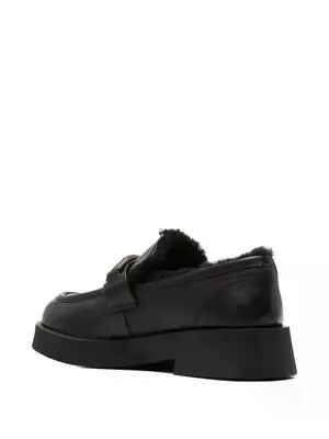 SERGIO MORETTI FIRENZE Shearling-lined Loafers