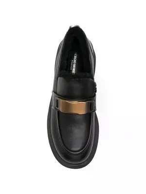 SERGIO MORETTI FIRENZE Shearling-lined Loafers