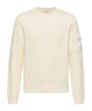 Moncler Wool Sweater - White