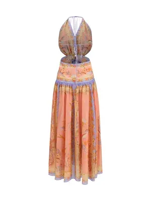 Zimmermann Indra Cut-out Maxi Dress - No