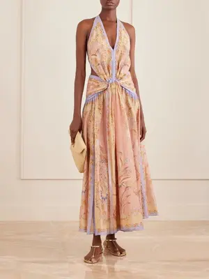 Zimmermann Indra Cut-out Maxi Dress - No
