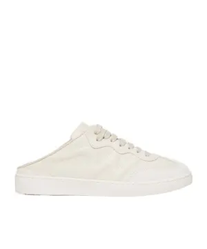 Max Mara Lace Up Sneakers - White