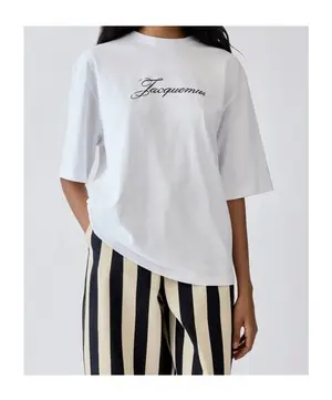 Jacquemus T-shirt With Chest Print