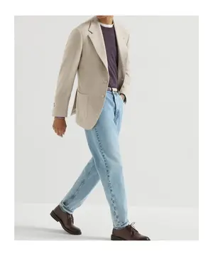 Brunello Cucinelli Ribbed Cashmere Crewneck Sweater - Brown