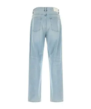 Closed Straight Leg Jeans With Concealed Closure