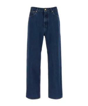JIL SANDER Jeans With Belt Loops - Navy