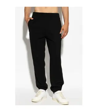 Burberry Sid Side-stripe Joggers - Black