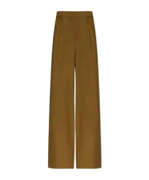 Max Mara Elastic Waist Casual Pants - Brown