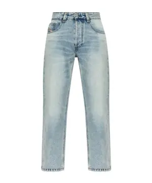 DIESEL® Straight Leg Jeans - Gray