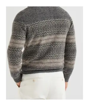 Brunello Cucinelli Zip-up High Neck Cardigan - Black