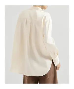 Brunello Cucinelli Silk Satin Blouse