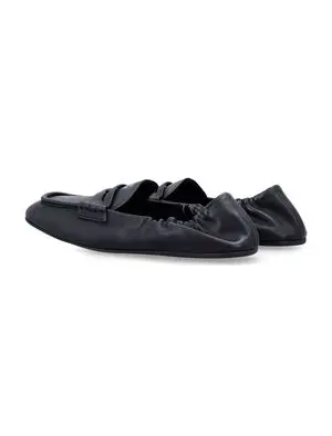 Miu Miu Nappa Ruches Loafers
