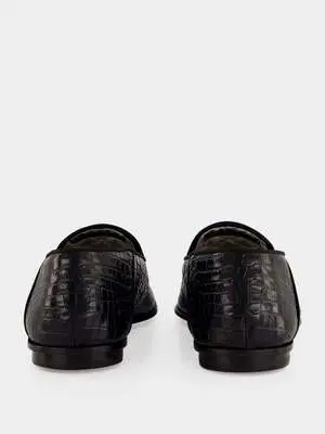 TOM FORD Steven Embossed Loafers