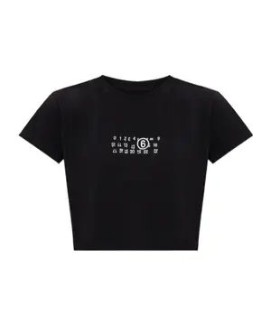 MAISON MARGIELA Cropped Logo T-shirt
