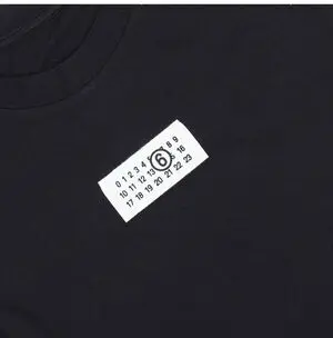 MAISON MARGIELA Numeric Logo T-shirt - Black