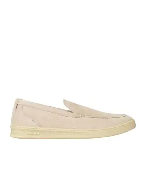 Woolrich Suede Slip-on Sneakers - Nude