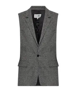 MAISON MARGIELA Sleeveless Vest - Black