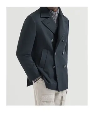 Brunello Cucinelli Double-breasted Wool Jacket