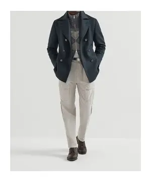 Brunello Cucinelli Double-breasted Wool Jacket