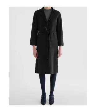JIL SANDER Wool Belted Coat