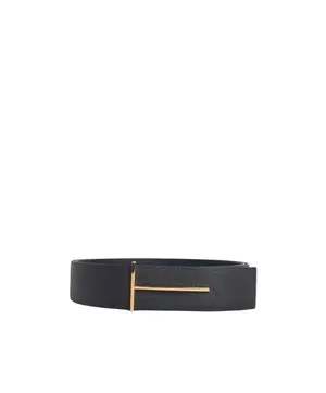 TOM FORD Logo Belt - Black