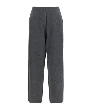 Brunello Cucinelli Elastic Waist Casual Pants - Black