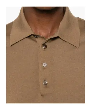 TOM FORD Long-sleeved Polo Shirt