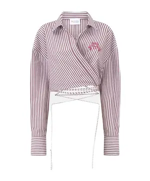 Attico Long-sleeved Shirt - White