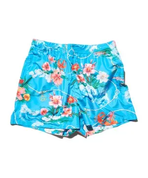 Gucci Gucci Floral Print Polyester Poplin Swim Shorts Multi-color