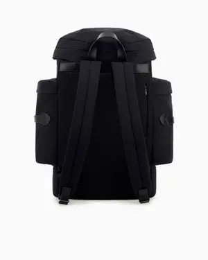Emporio Armani Leather Buckle Backpack