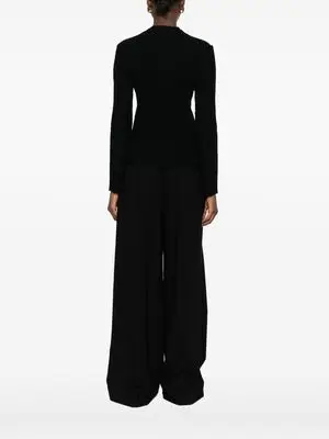 Emporio Armani Double Ottoman Blazer With Wavy Texture
