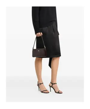 COURREGES Logo Plaque Tote Bag
