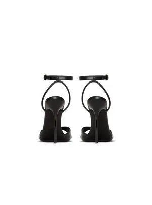 Balmain Anthem Leather Sandals