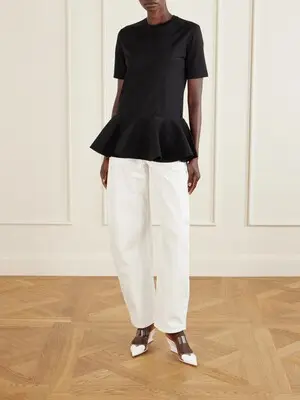 Alaïa Peplum Hem Top