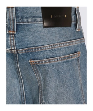 Khaite Logo Patch Straight Leg Jeans