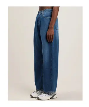 Palm Angels Logo Back Wide-leg Jeans