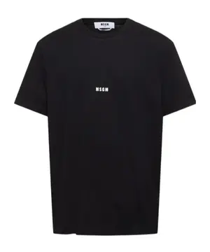 MSGM Crewneck Short-sleeve T-shirt - Black