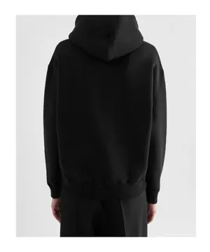 JIL SANDER Cotton Terry Hooded Sweatshirt