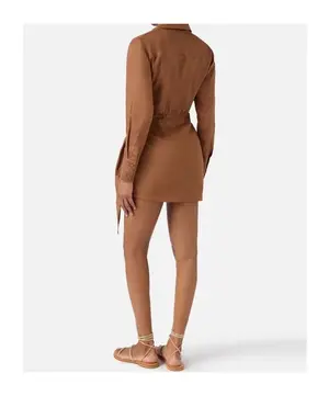 MC2 SAINT BARTH Short Linen Dress