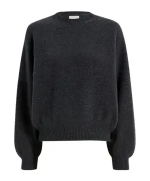 Khaite Long-sleeve Crew-neck Sweater - Black
