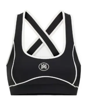 Amiri Logo-print Crossover-strap Sports Bra